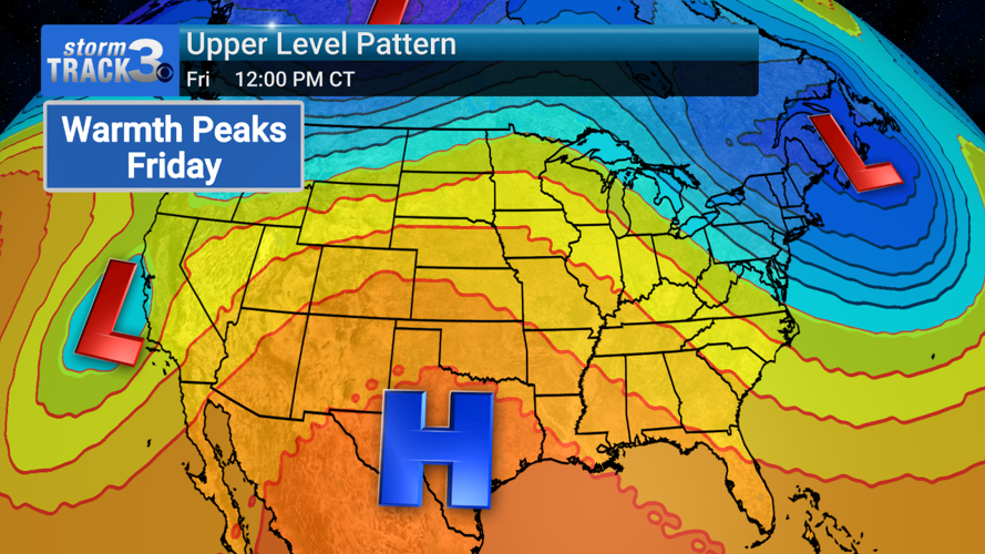 StormTrack 3: Warmer Thursday, near-record highs Friday before cooldown ...