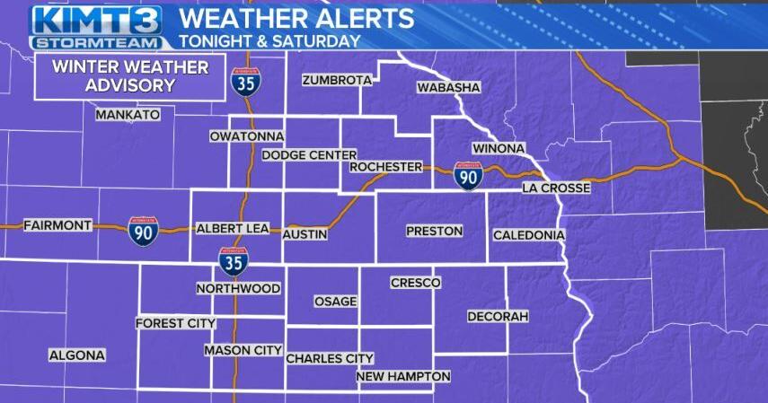 Winter Weather Advisories issued as freezing rain and snow arrive for ...