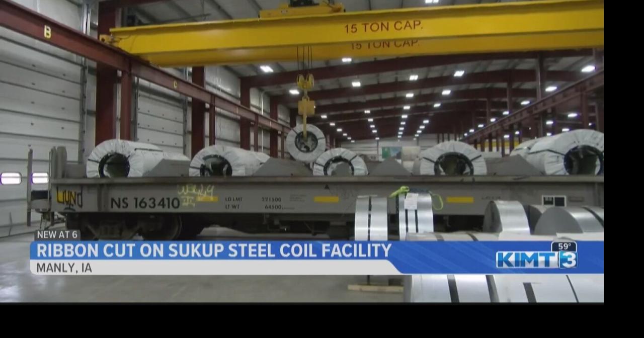 Ribbon cut on Sukup Manufacturing's steel coil facility expansion ...