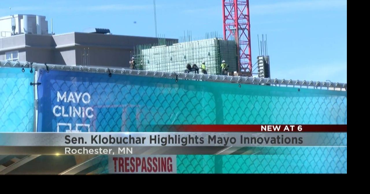 Sen. Amy Klobuchar highlights Mayo Clinic innovations | Video | kimt.com