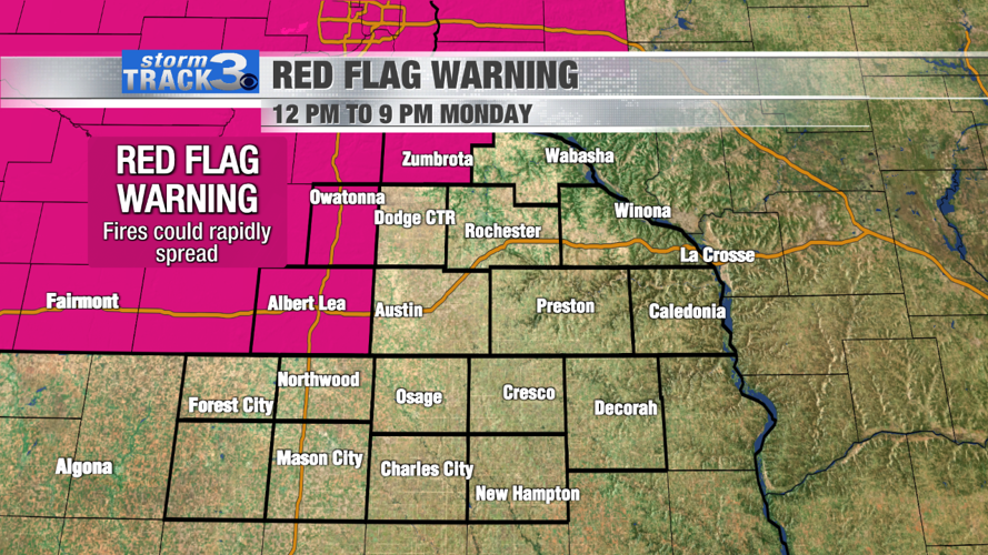 StormTrack 3: Critical fire danger, poor air quality Monday | News ...