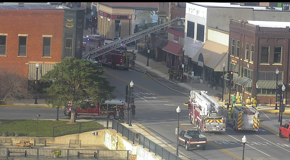 UPDATE: Fire cleared in downtown Charles City | Local | kimt.com