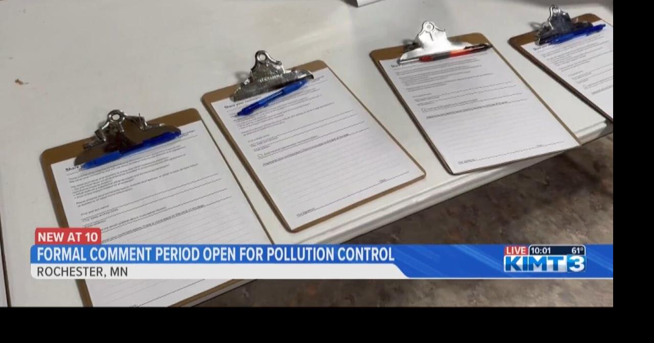 Comment period open for MPCA plan | Local | kimt.com