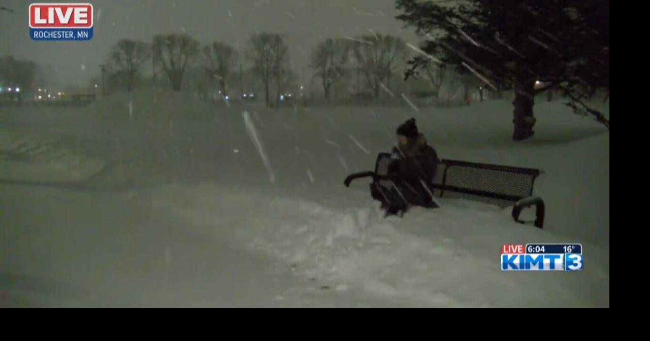 Winter Storm swallows Soldiers Field bench Thursday morning | News ...