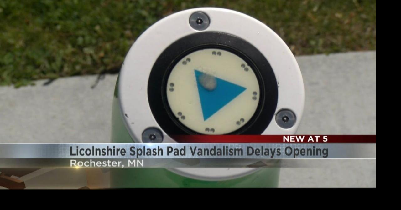 Rochester splash pad opening delayed due to vandalism | Video | kimt.com
