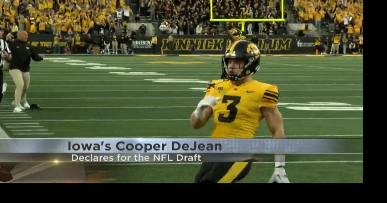 All-american Cooper DeJean leaving Iowa for the NFL | Iowa | kimt.com