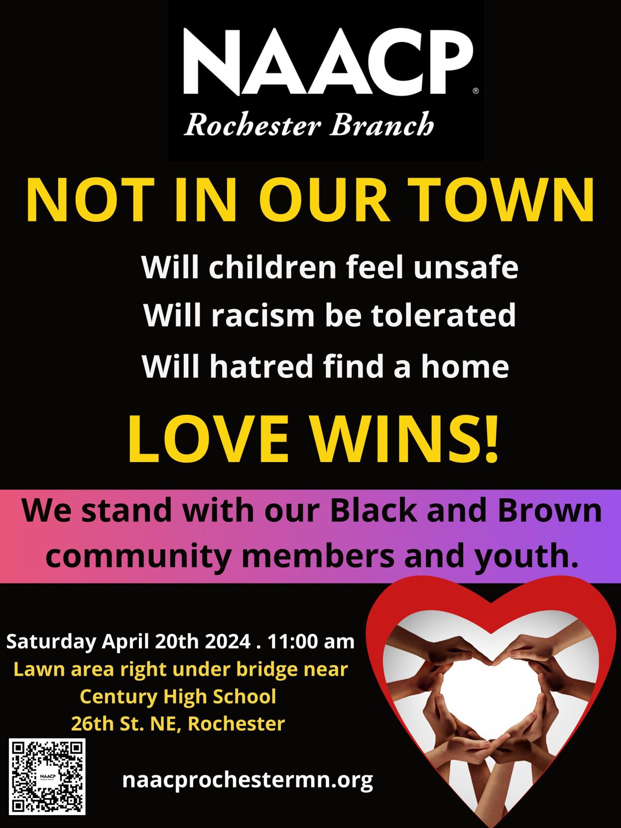 Rochester NAACP launching "Not in Our Town" campaign after discovery of ...