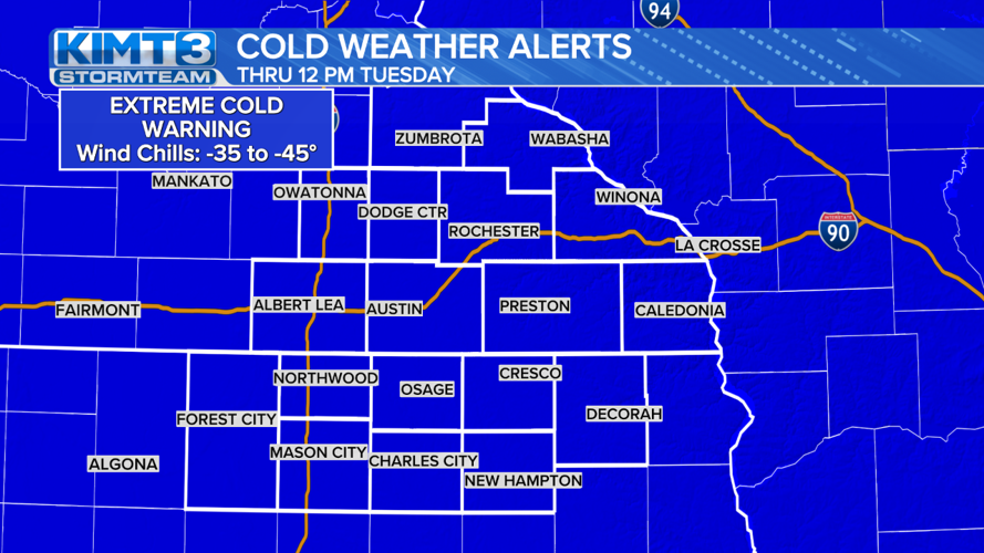 StormTeam 3: Dangerous cold Tuesday morning, light snow tonight | News ...