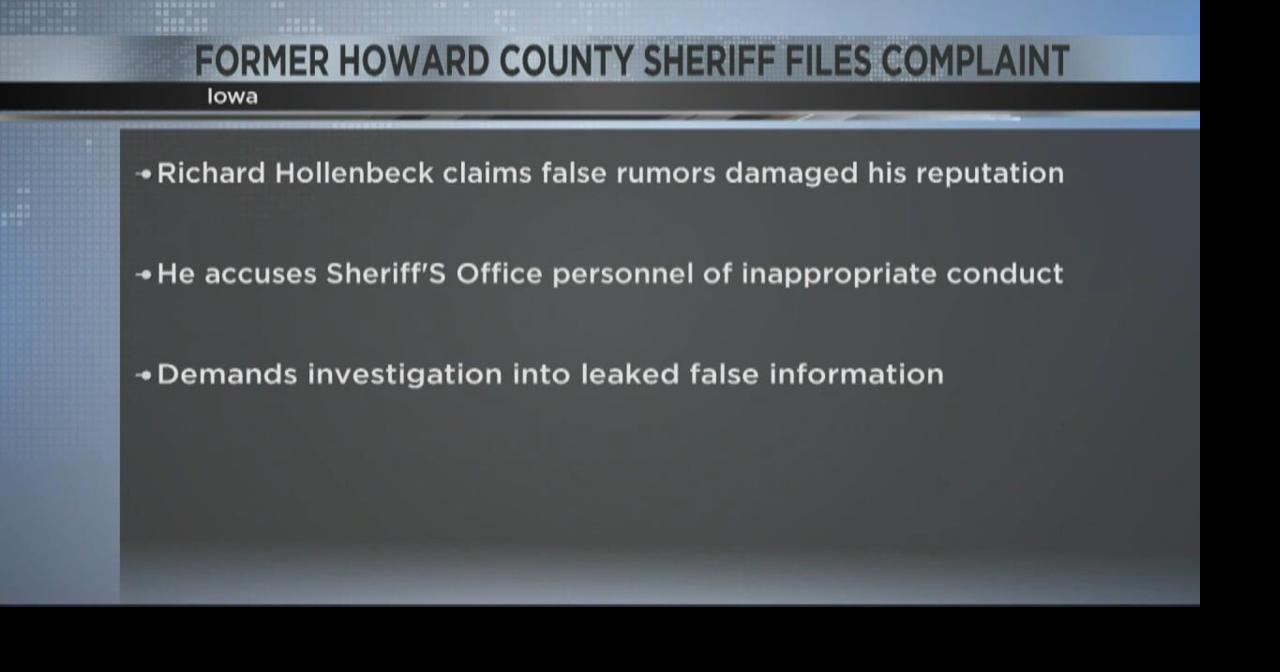 Former Howard County Sheriff file complaint against Sheriff's Office ...