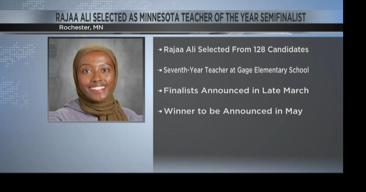 Rajaa Ali named semifinalist for Minnesota teacher of the year | Video ...