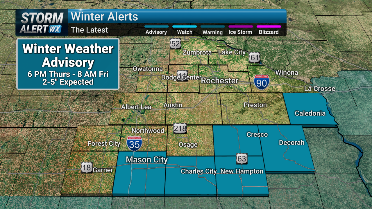 Winter Weather Advisory issued for additional snow accumulations ...