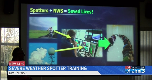 Severe Weather Spotter Training has begun | News | kimt.com
