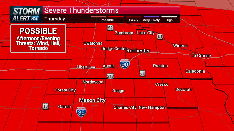 Multi-day severe threat extended through Friday | News | kimt.com
