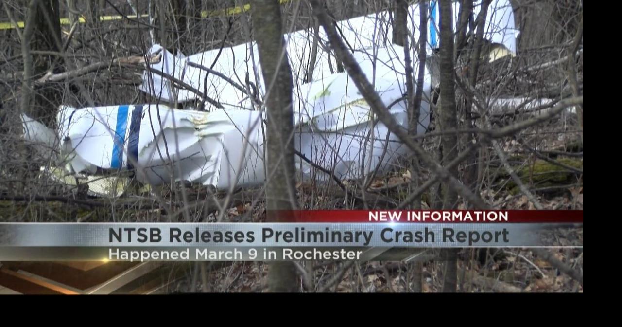 NTSB releases preliminary report on March plane crash in Olmsted County ...