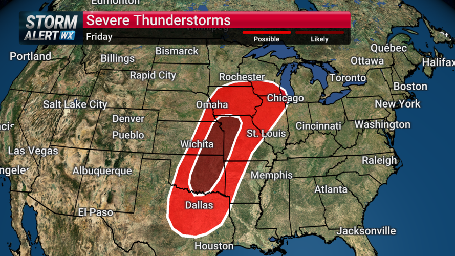 Tracking potential severe weather Friday | News | kimt.com