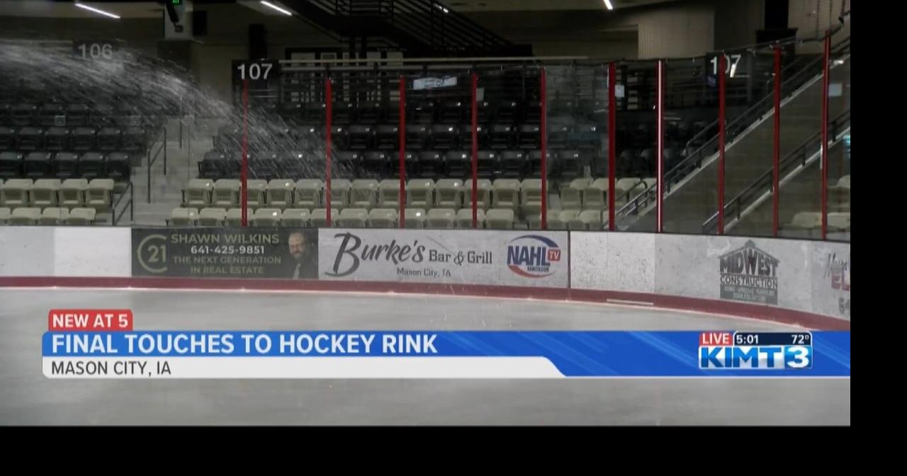 Mason City Arena is laying down the ice ahead of a busy hockey season ...