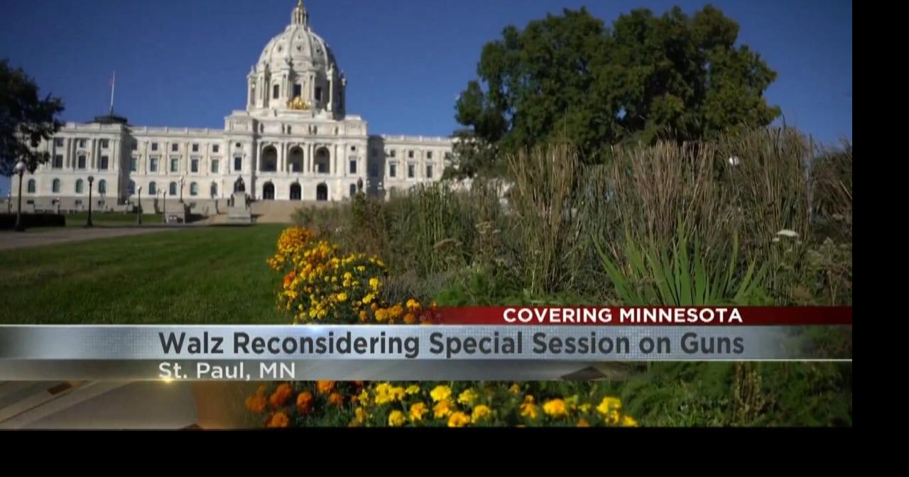 Gov. Tim Walz reconsidering special session on guns | Video | kimt.com