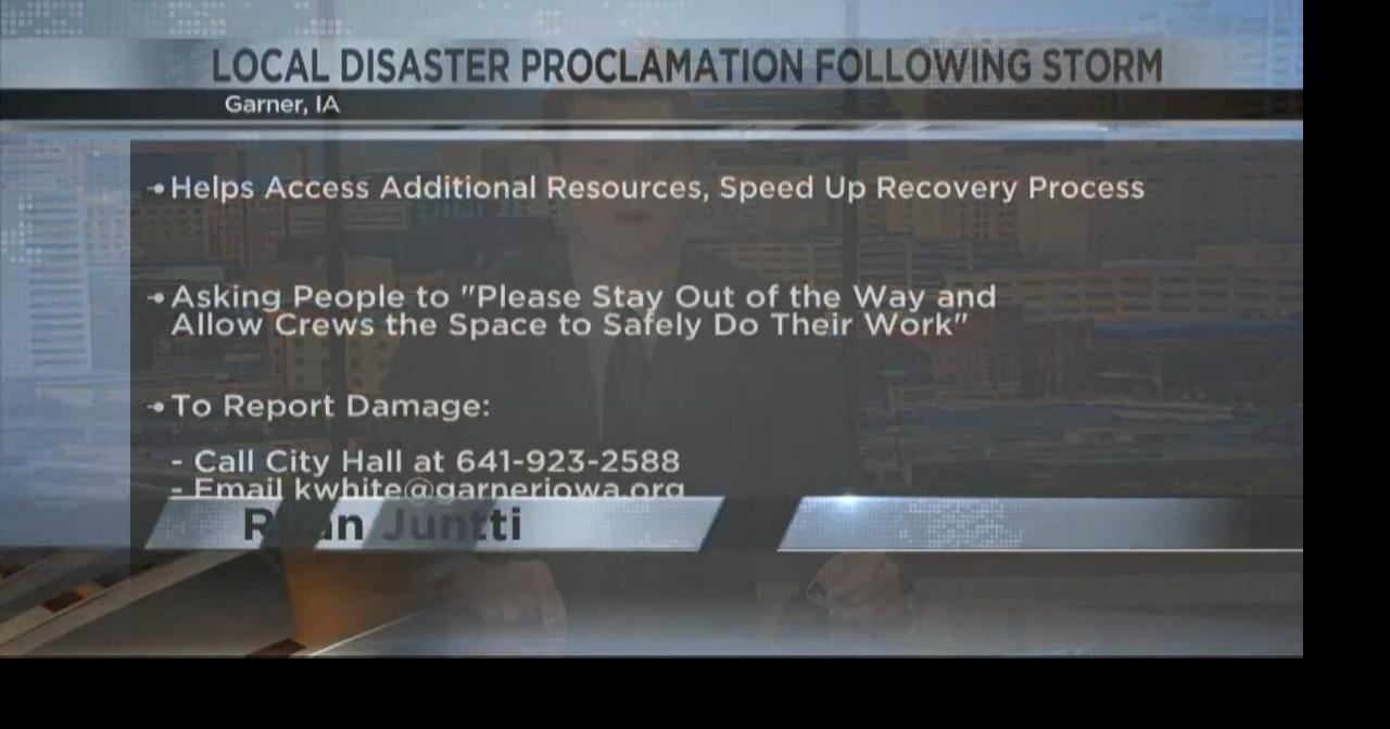 City of Garner declares local disaster proclamation following Monday ...