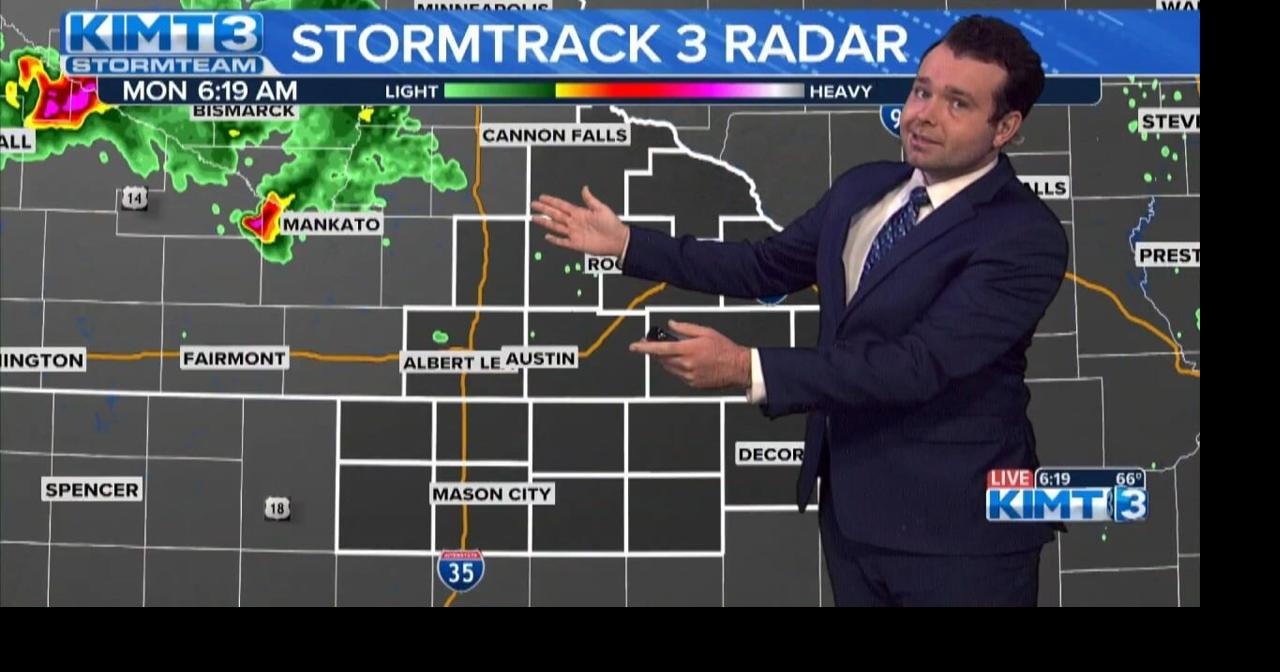 Tracking a stormy Monday before skies begin to clear for the rest of ...