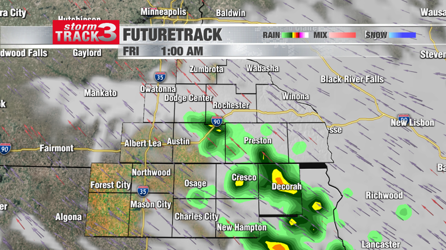 StormTrack 3: Warmup commences, soggy weekend ahead | News | kimt.com