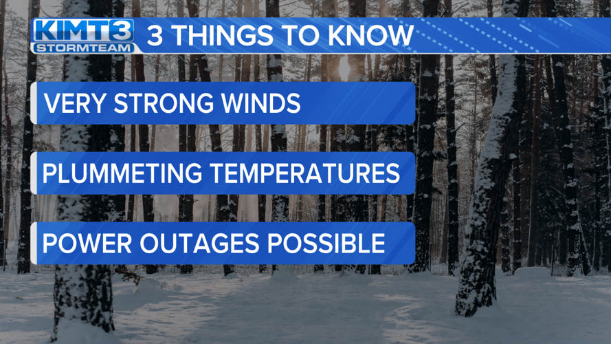 StormTeam 3: Arctic blast Wednesday, power outages possible | News ...