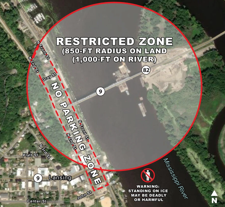 Old Black Hawk Bridge in Lansing set for explosive demolition | News ...