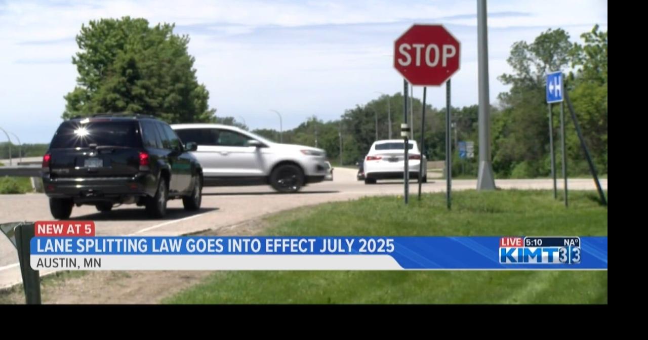 Lane splitting coming to Minnesota in 2025 | News | kimt.com