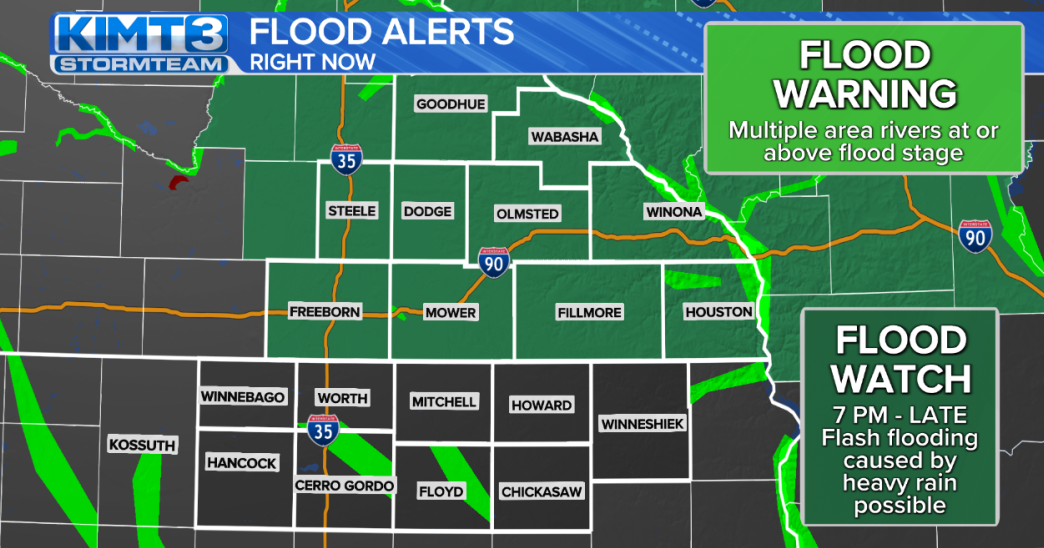 Flood Watch issued as strong storms look to develop Monday night | News ...