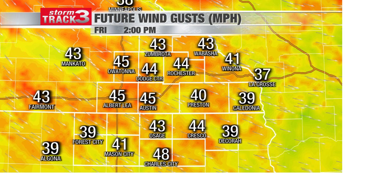 StormTrack 3: Remaining warm, windy Thursday/Friday | News | kimt.com