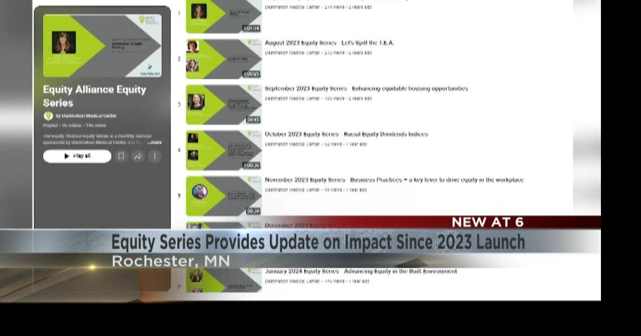 Equity Alliance Equity Series shares update on impact | Video | kimt.com