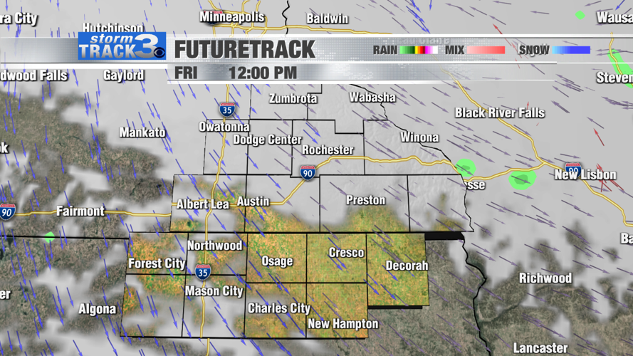 StormTrack 3: Cooling thru Friday, warming into weekend | News | kimt.com