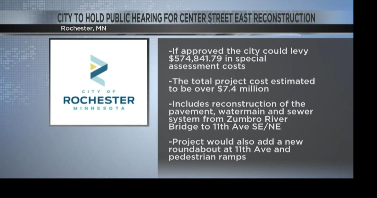 City of Rochester to hold public hearing for upcoming road ...