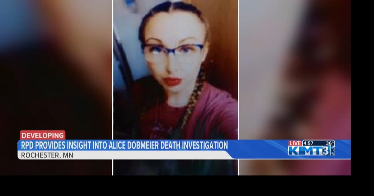 RPD provides insight into Alice Dobmeier death investigation | Video ...