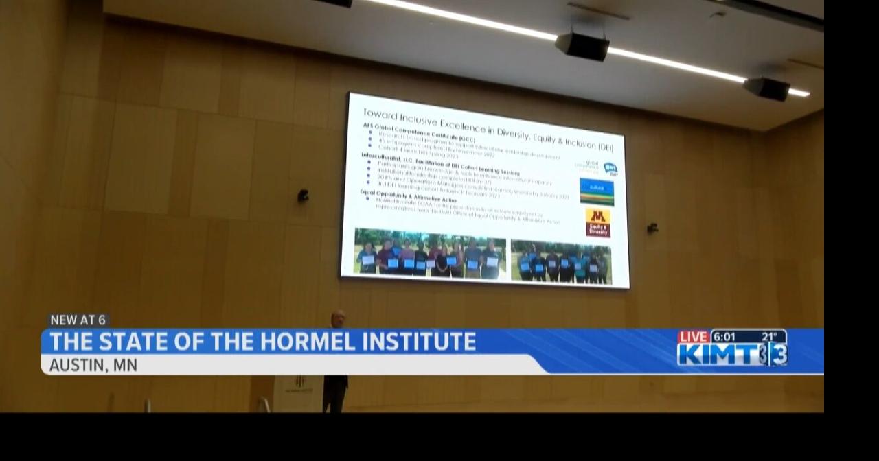 The Hormel Institute holds first 'State of the Institute' address on ...