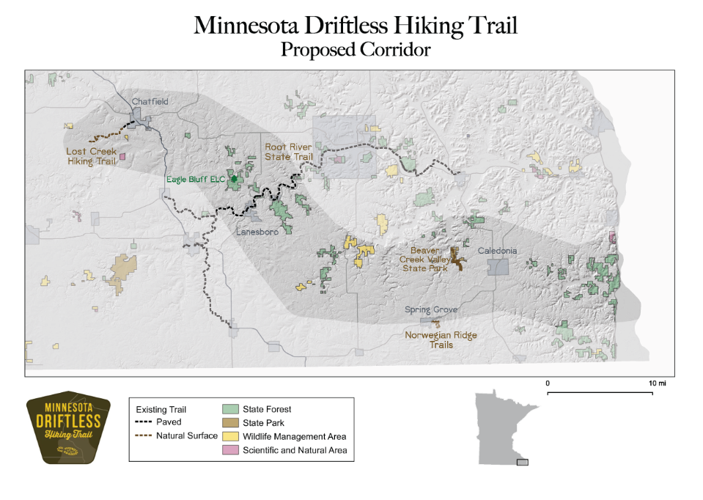 Minnesota Driftless Hiking Trail continues work towards 125-mile goal ...