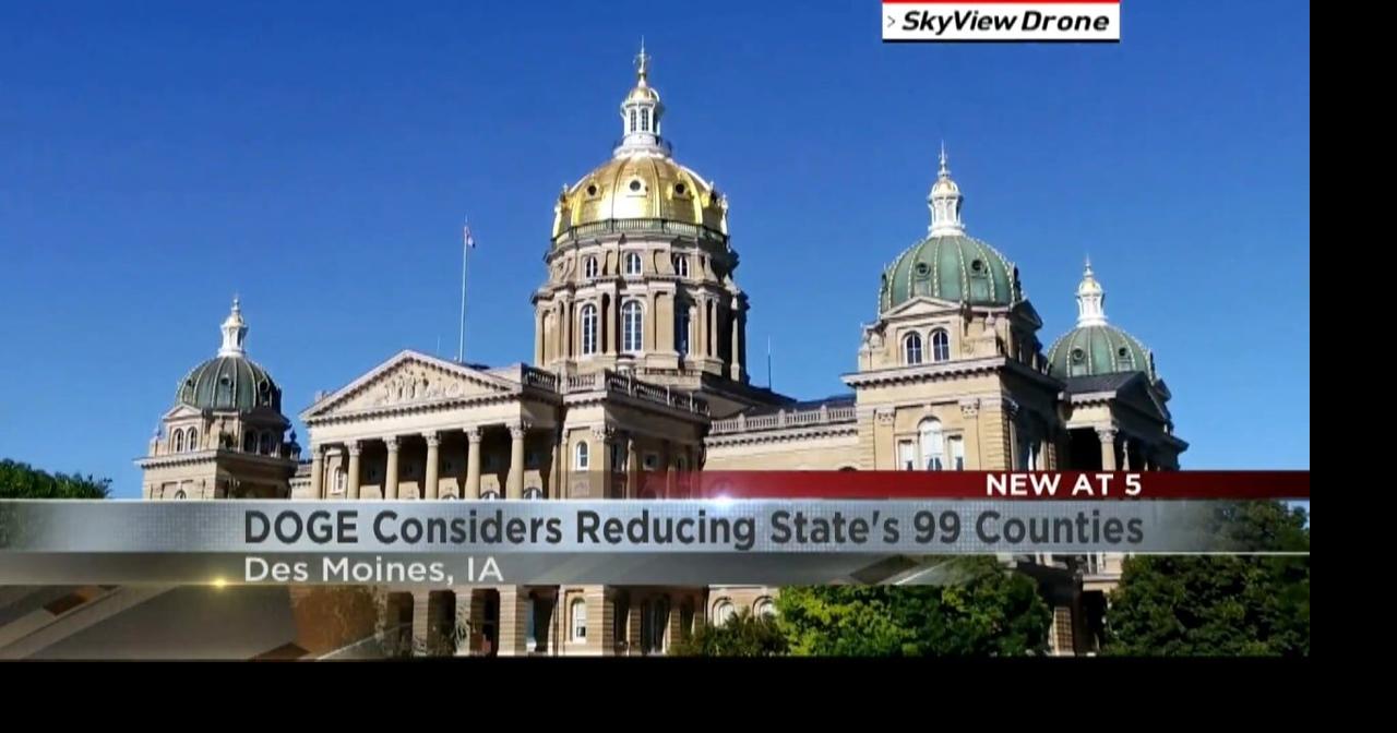 DOGE consider reducing number of counties in Iowa | Video | kimt.com