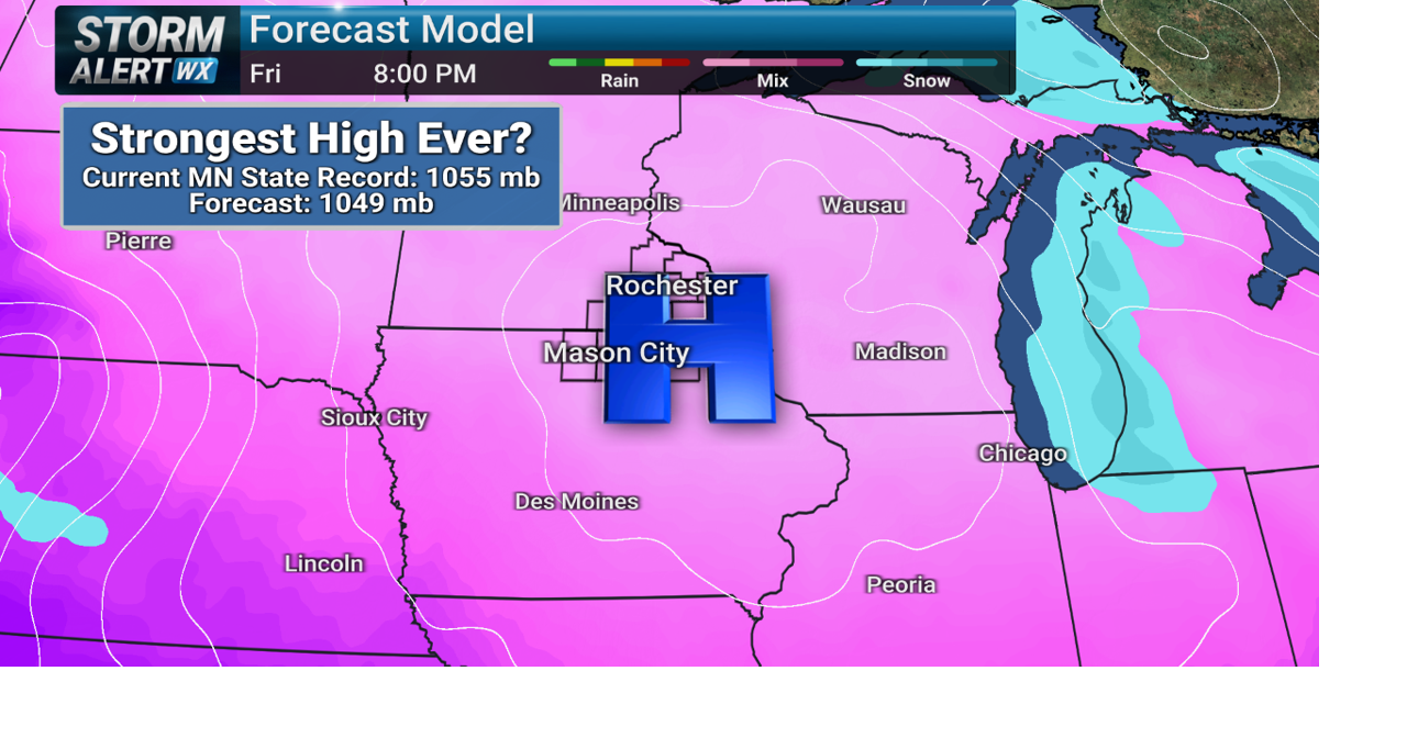 Tracking coldest air in five years to end work week | News | kimt.com