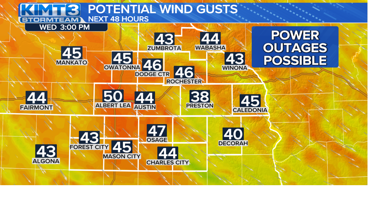 StormTeam 3: Arctic blast Wednesday, power outages possible | News ...