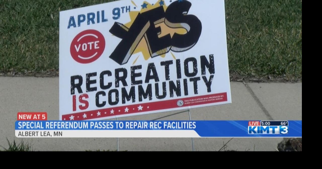 City of Albert Lea thrilled with the results of rec facility referendum | News | kimt.com