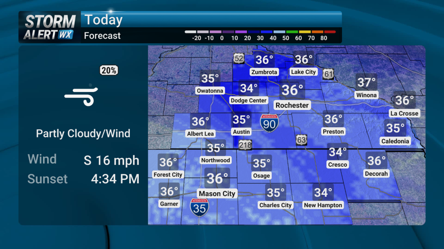 Storm Alert Wx 3: Windy Wednesday, wintry mix tonight? | News | kimt.com