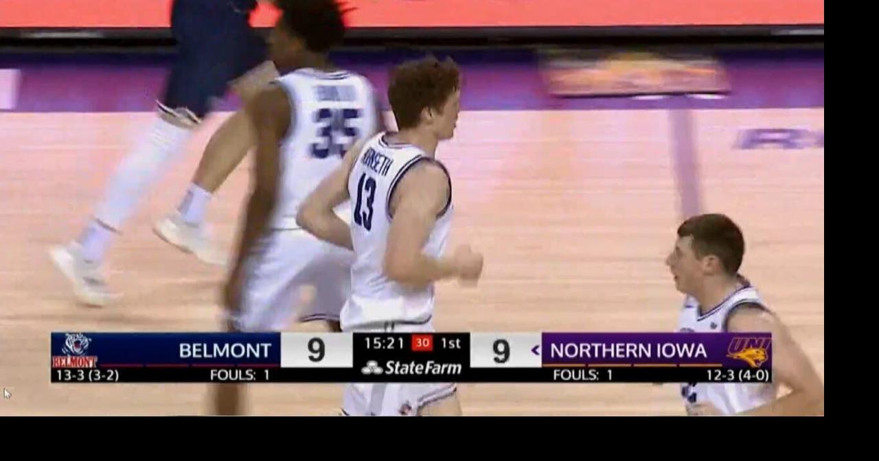 UNI Men fall to Belmont 78-65 | News | kimt.com