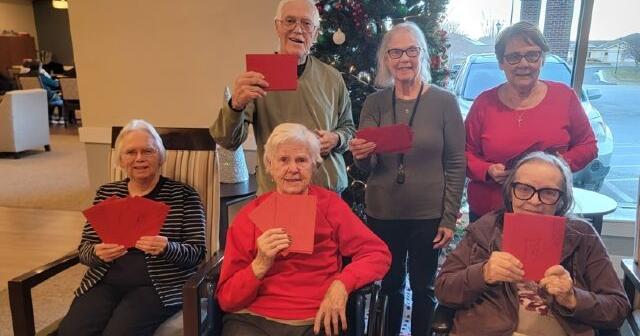 Memory care residents in Rochester take part in the Angel Card Project ...