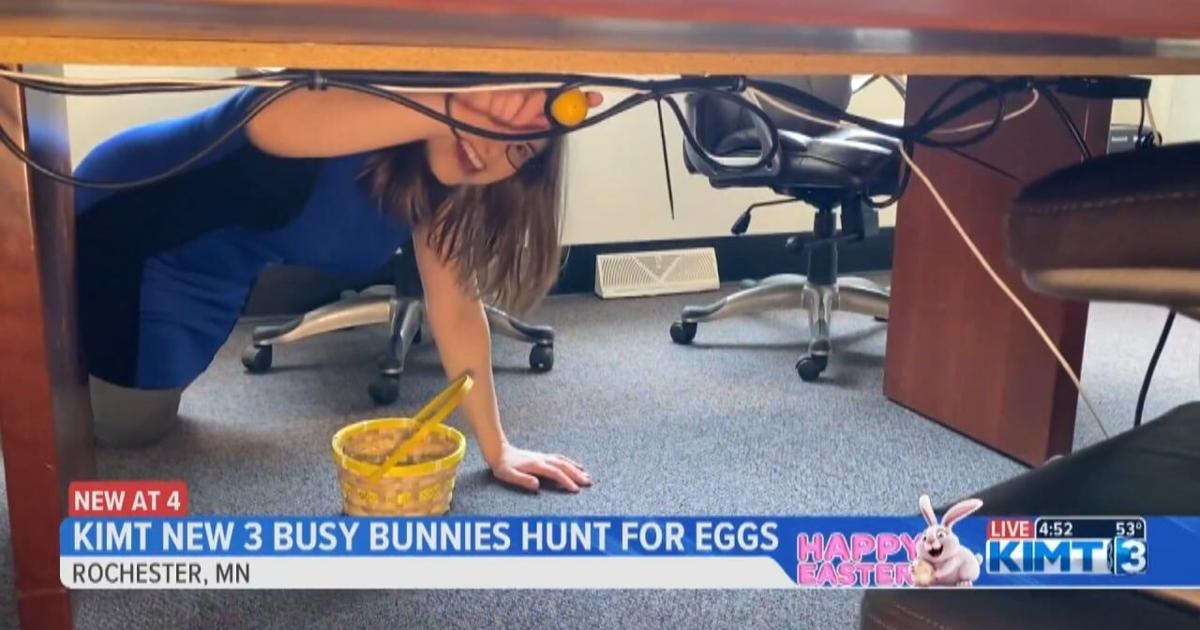 Kimt Stormteam 3 Meteorologist Sara Knox Hunts For Easter Eggs Video
