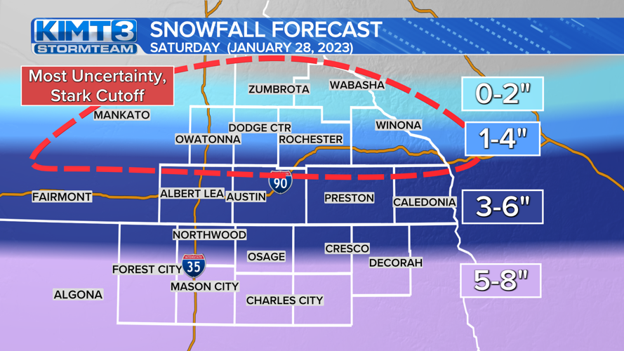 StormTeam 3: Saturday snow trending stronger and further north, Winter ...