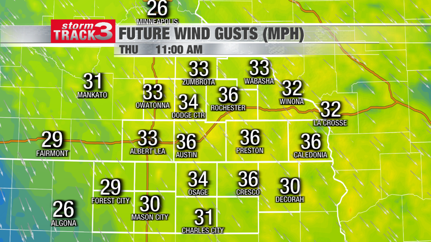 StormTrack 3: Remaining warm, windy Thursday/Friday | News | kimt.com