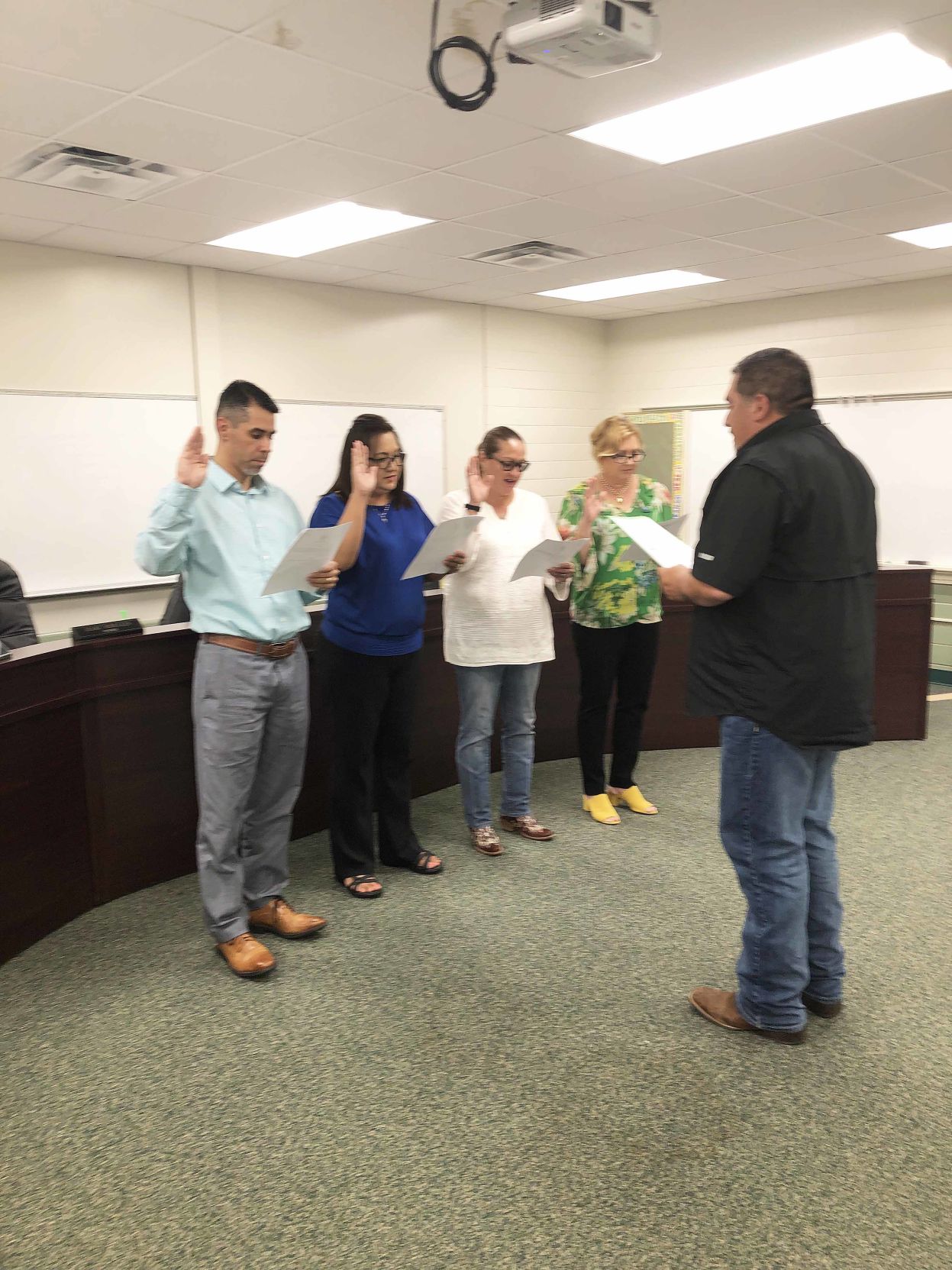 Bishop council members, trustees sworn in | News | kingsvillerecord.com