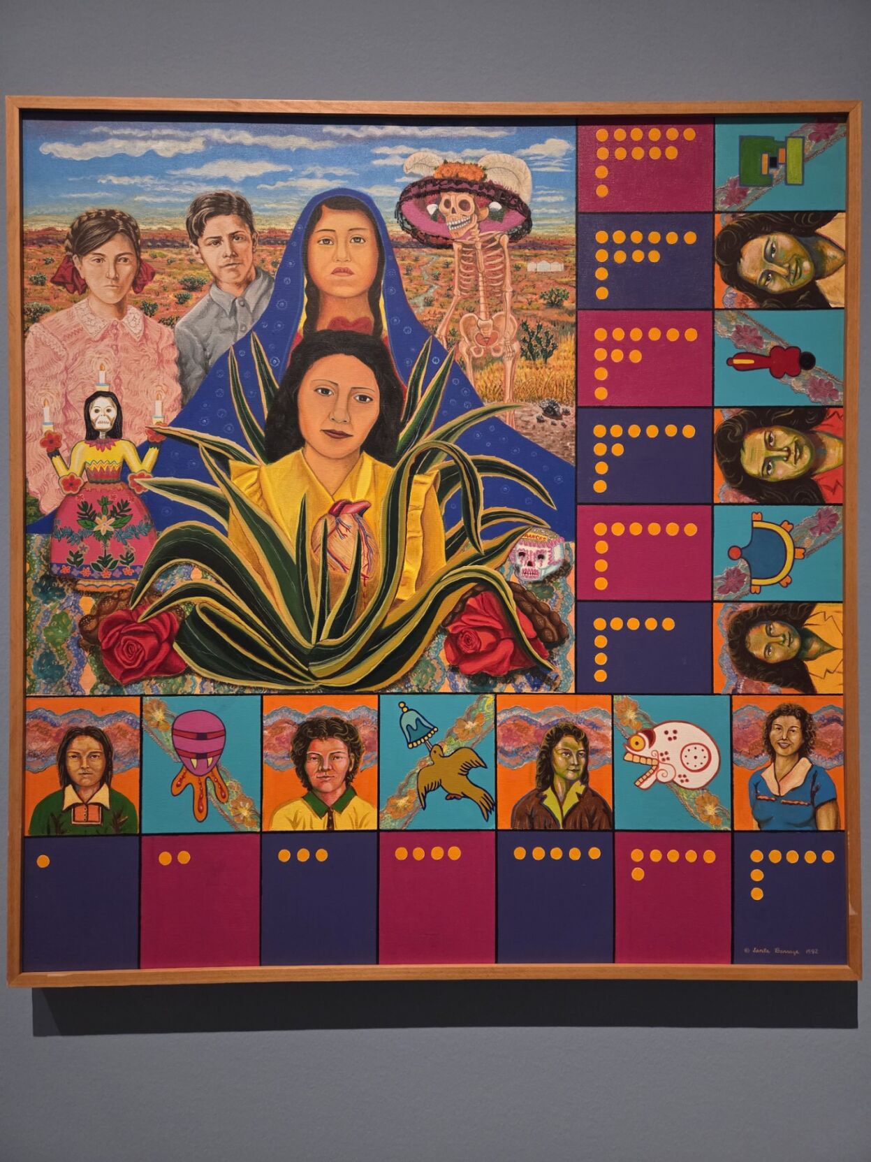 Artist Santa Barraza at the Frida Show in Houston | News ...