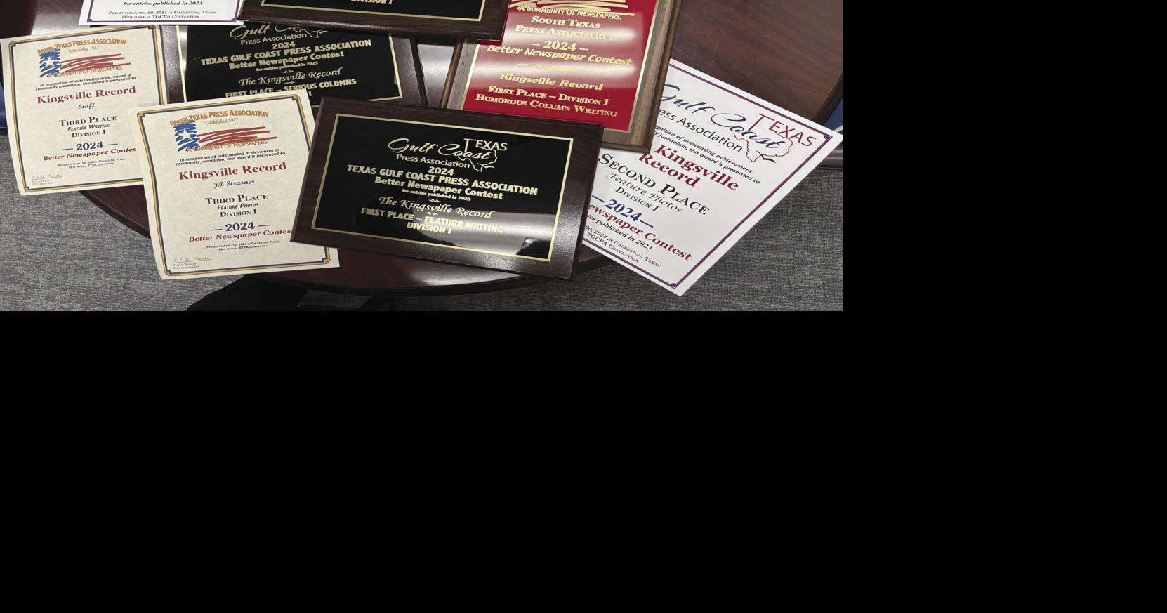 KR staff wins awards in contest | News | kingsvillerecord.com