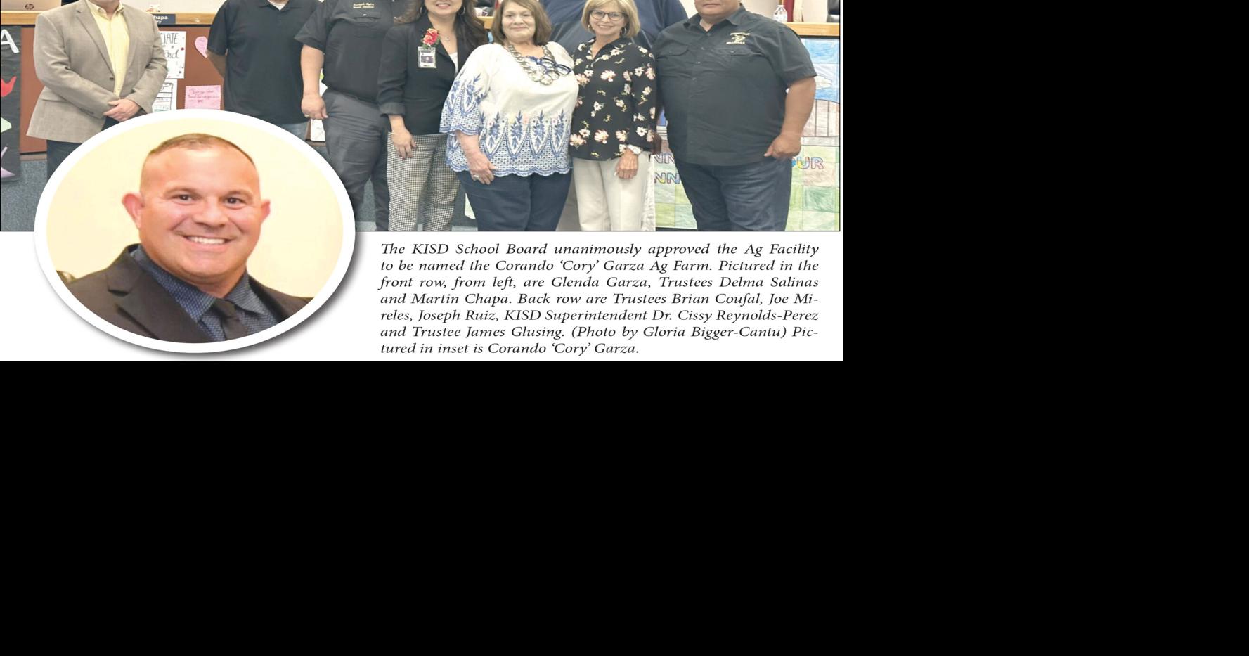 KISD approves naming of ag facility to Corando ‘Cory’ Garza Ag Farm ...