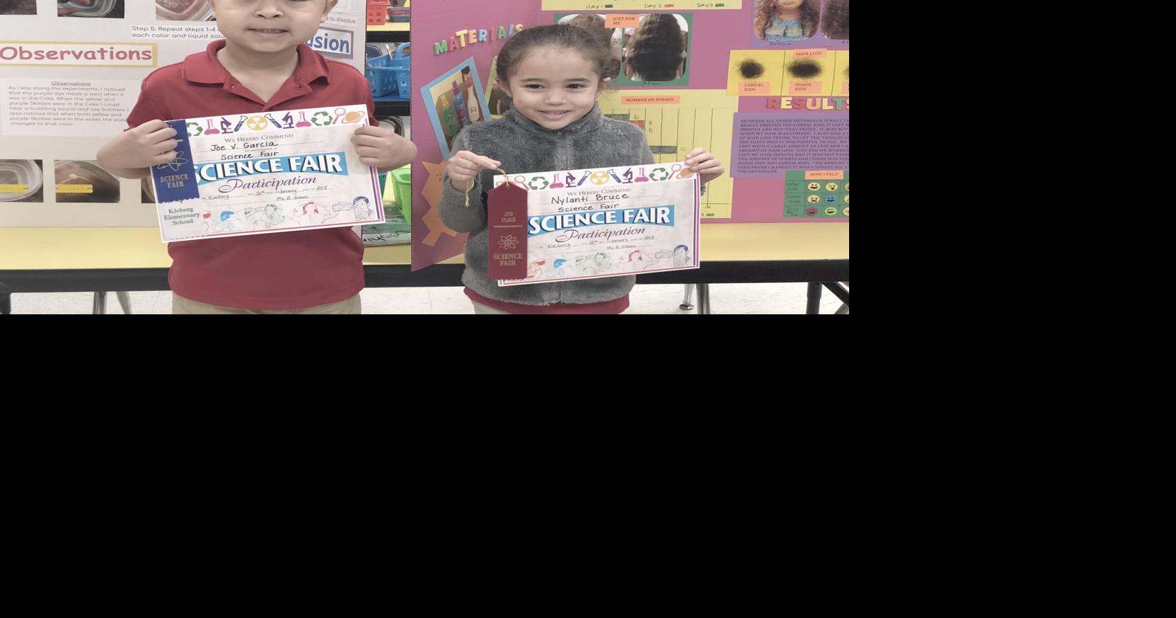 Kleberg Elementary School science fair winners recognized | News ...